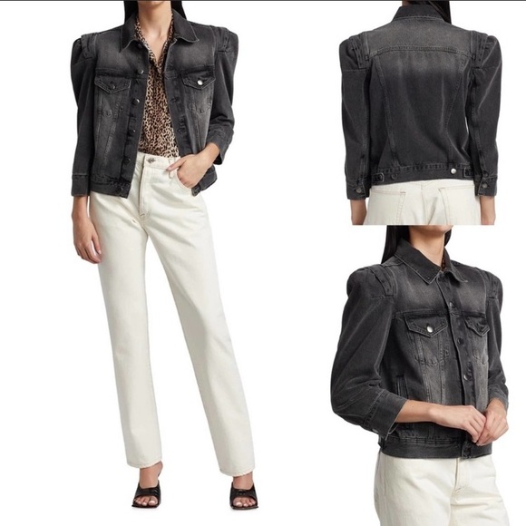 Frame Denim | Jackets & Coats | Nwot Frame Rosette Denim Jacket | Poshmark